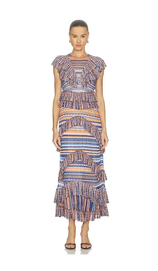 Ulla Johnson Raina Ruffle Knit Dress