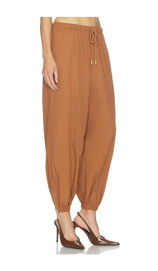 L'Agence Mariko Zipper Jogger - Fawn