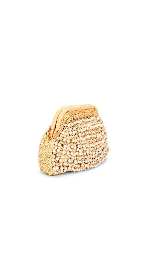 BTB LOS ANGELES Brandie Clutch - Peach