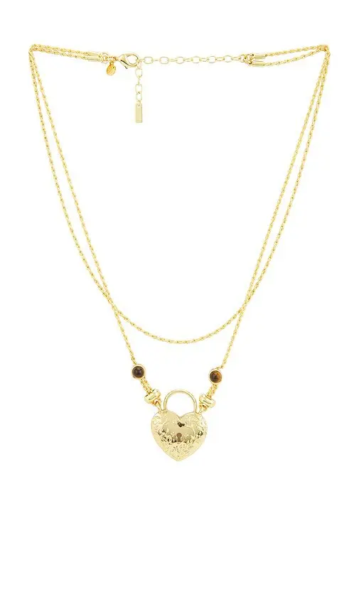 PETIT MOMENTS Keepsake Necklace - Gold & Brown