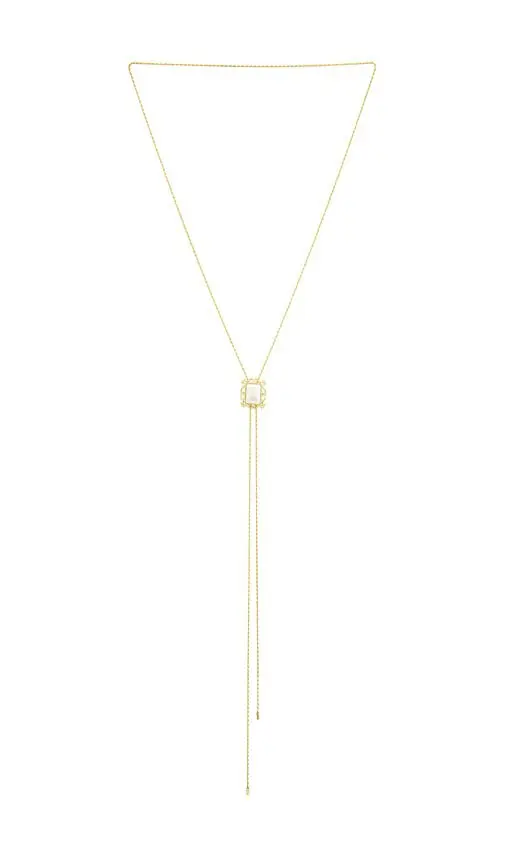 PETIT MOMENTS Viva Bolo Necklace - Gold & Pearl