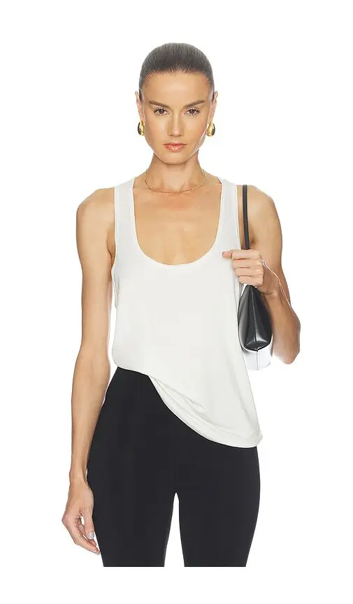 Eterne Soft Jersey Hedi Top - Ivory