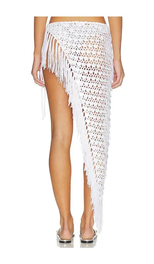 Superdown Roca Crochet Midi Skirt