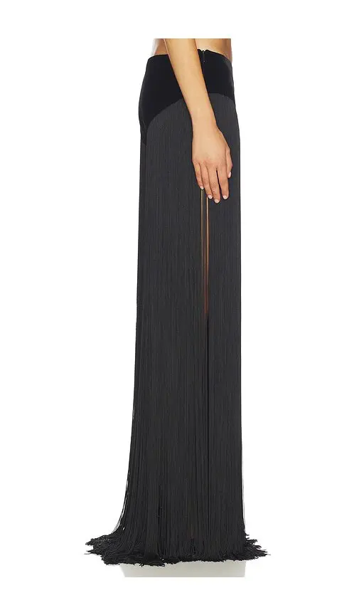 MARKGONG Swan Long Tassel Shorts