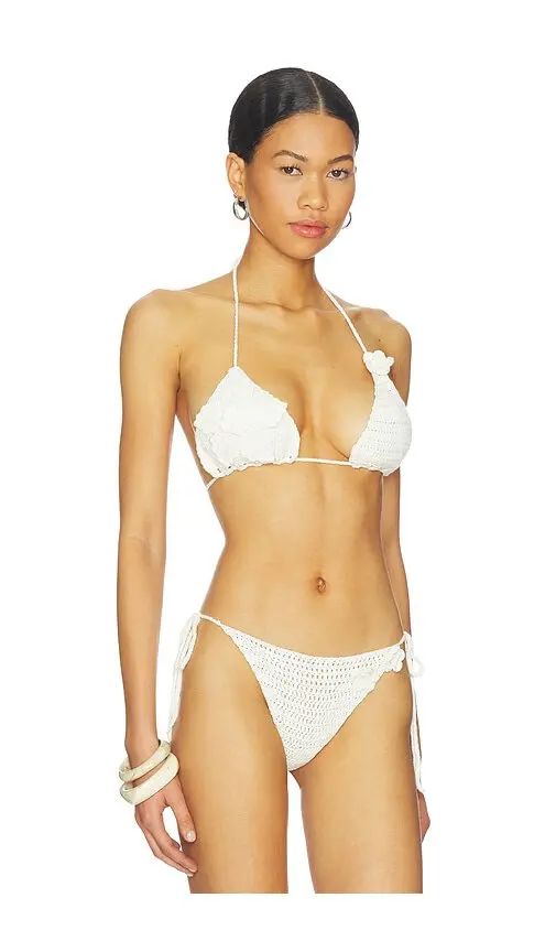 MORE TO COME Lakeisha Crochet Bikini Top