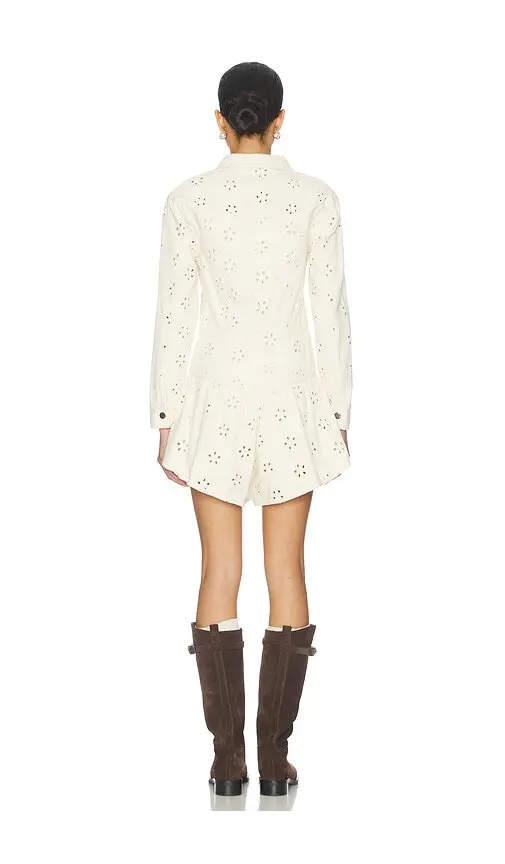 Saylor Rhea Romper - Creme