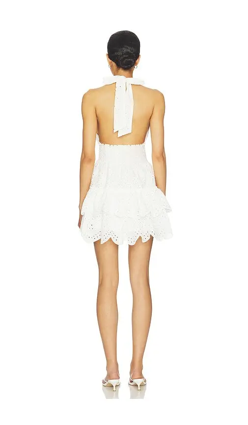 MORE TO COME Toni Halter Mini Dress