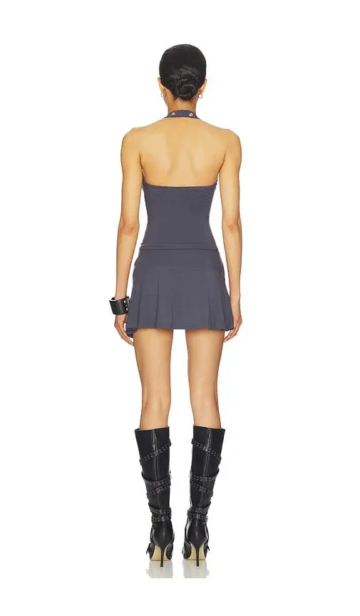 Superdown Tatiana Grommet Skirt Set