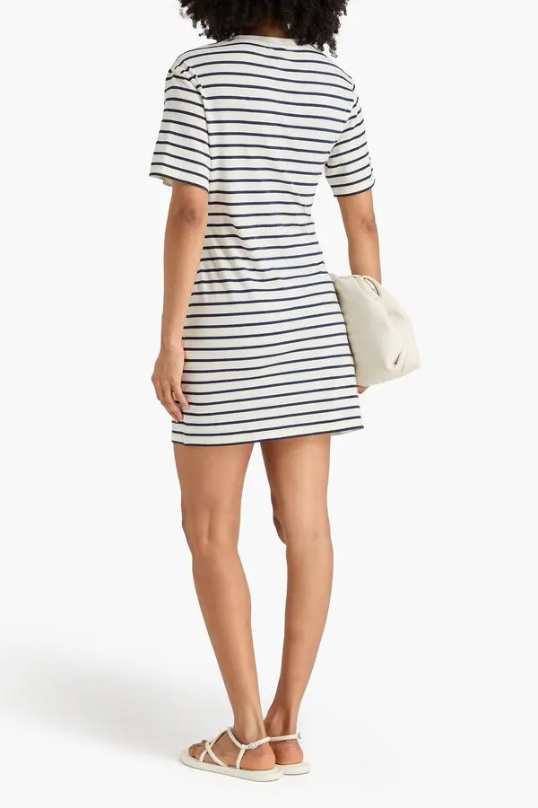 Simkhai Zeus Striped Mini Dress