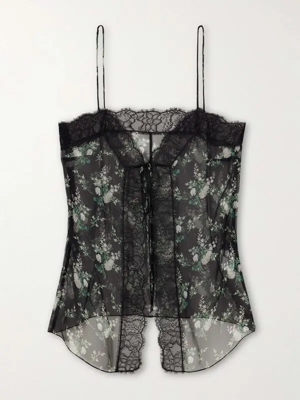 Dolce & Gabbana Silk And Cotton-blend Top - Black