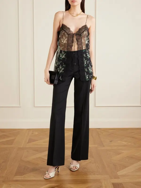 Dolce & Gabbana Silk And Cotton-blend Top