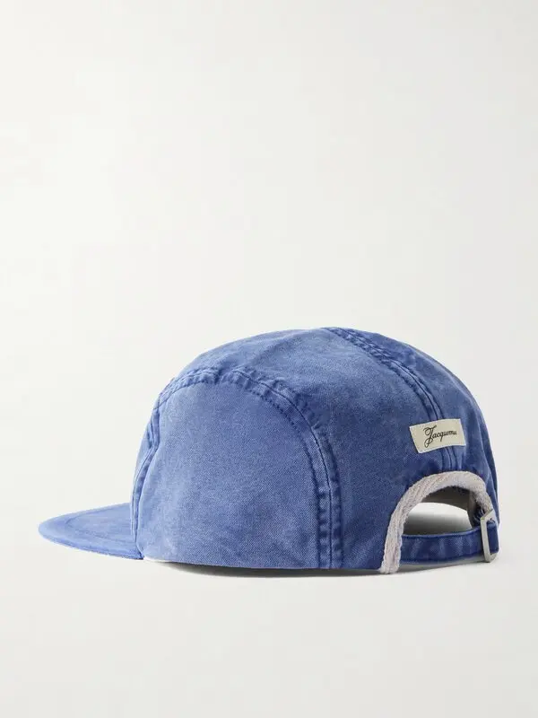 Jacquemus Gardian Embroidered Baseball Cap - Blue