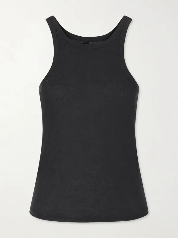 SKIMS Ribbed-knit Jersey Tank