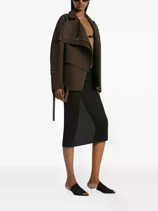 COURREGES Asymmetric Trench Coat