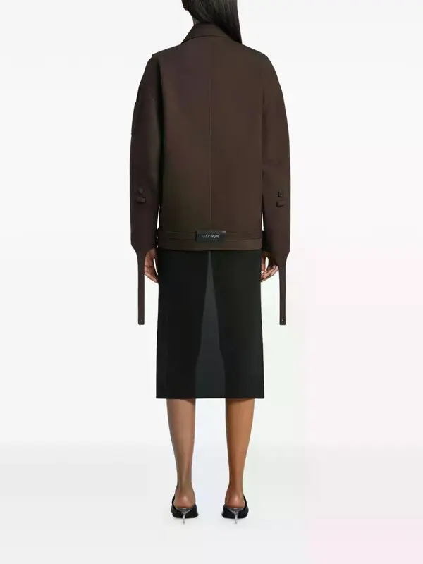 COURREGES Asymmetric Trench Coat