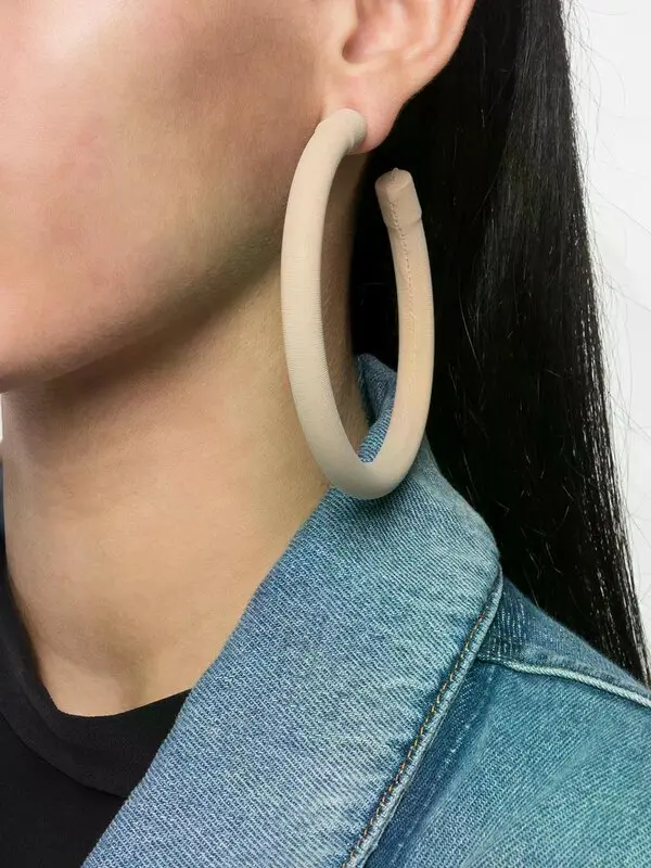 MAISON MARGIELA Large Hoop Earrings