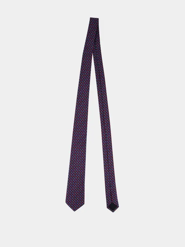 Gucci Gg Silk Jacquard Neck Tie