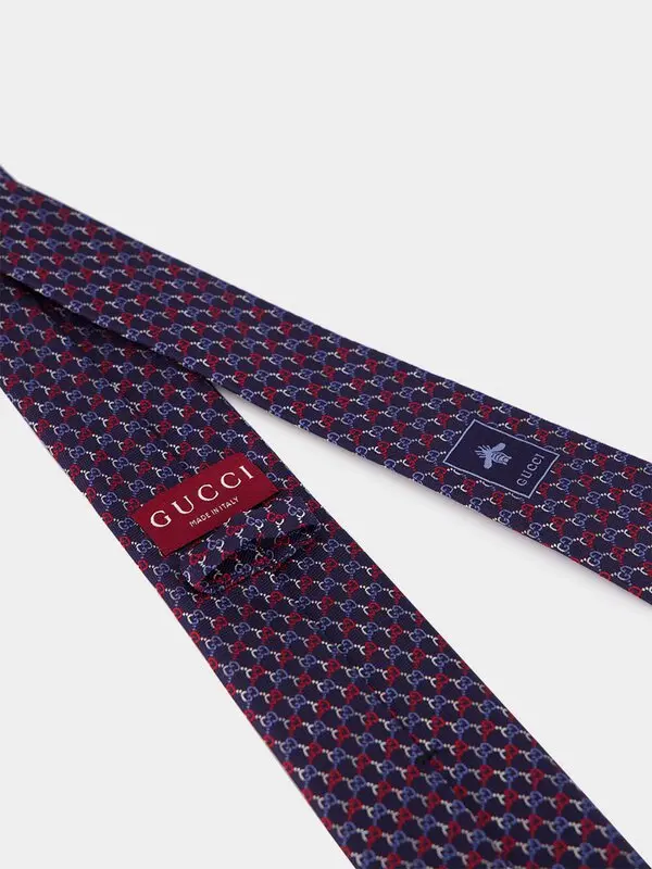 Gucci Gg Silk Jacquard Neck Tie