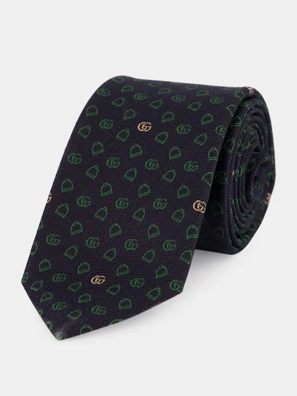 Gucci Gg Silk Jacquard Tie - Multicolour