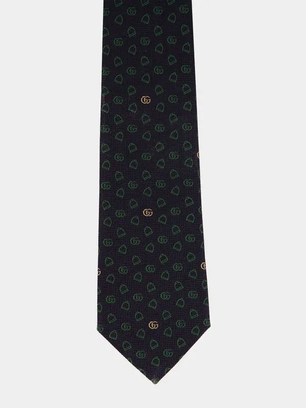 Gucci Gg Silk Jacquard Tie
