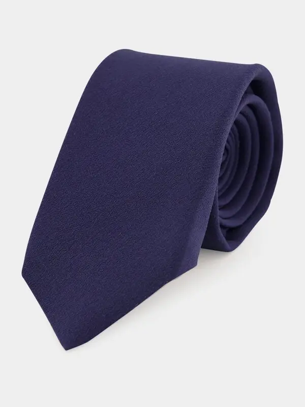 TOM FORD Silk Satin Neck Tie - Blue