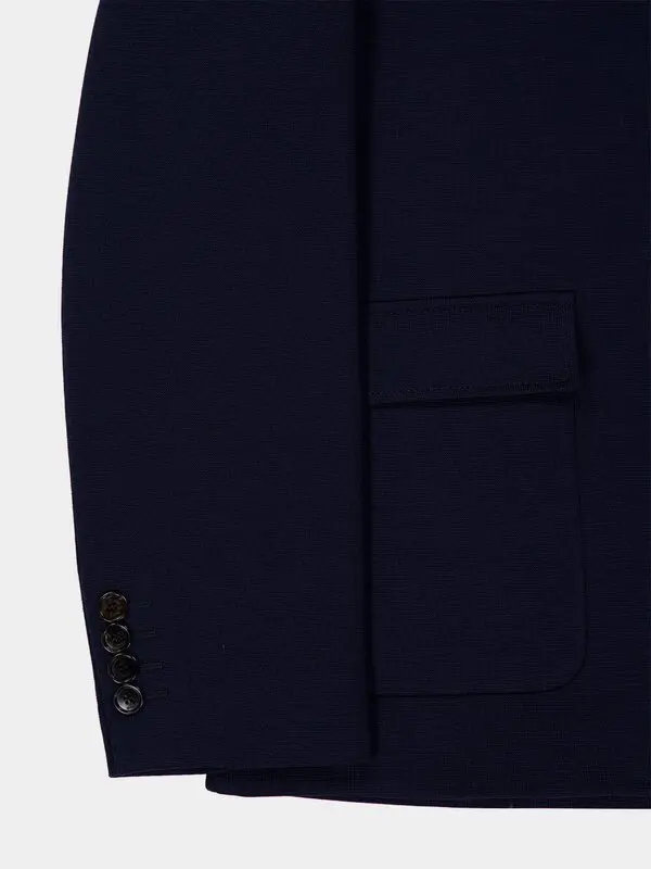 Gucci Dark Cotton Jersey Blazer