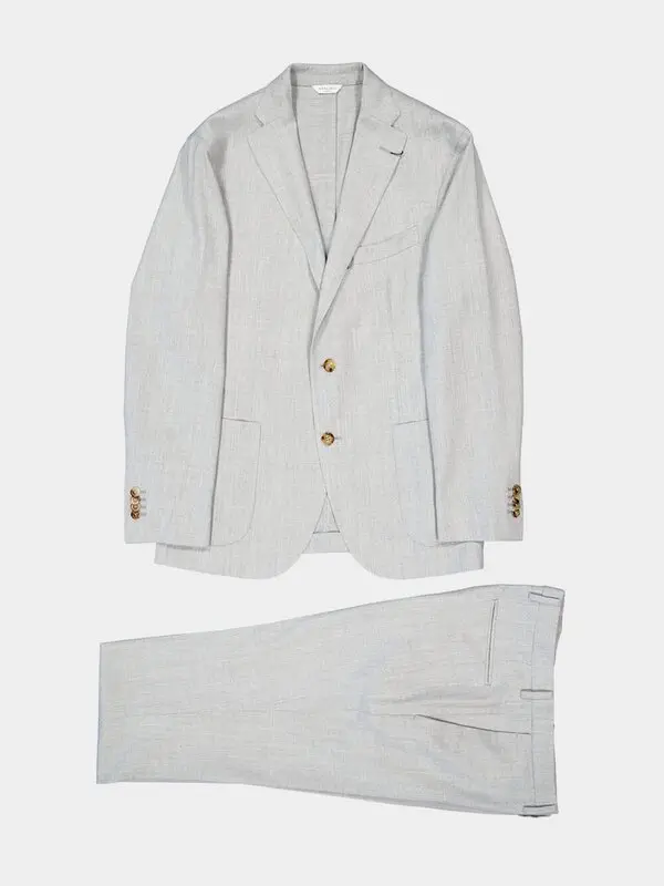 Boglioli Virgin Wool-silk Suit - Grey