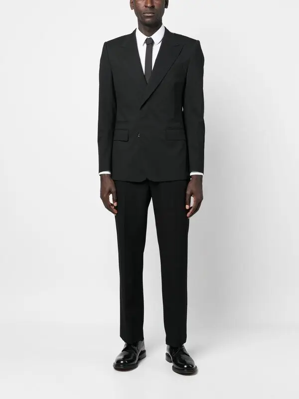Dolce & Gabbana Wool Single-breasted Blazer - Black