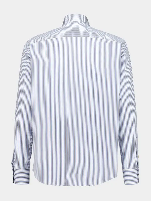 Valentino Garavani Striped Cotton Long-sleeve Shirt