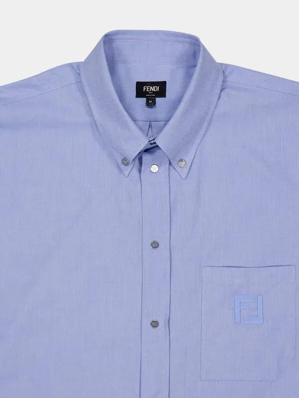 Fendi Airforce Cotton Shirt - Blue