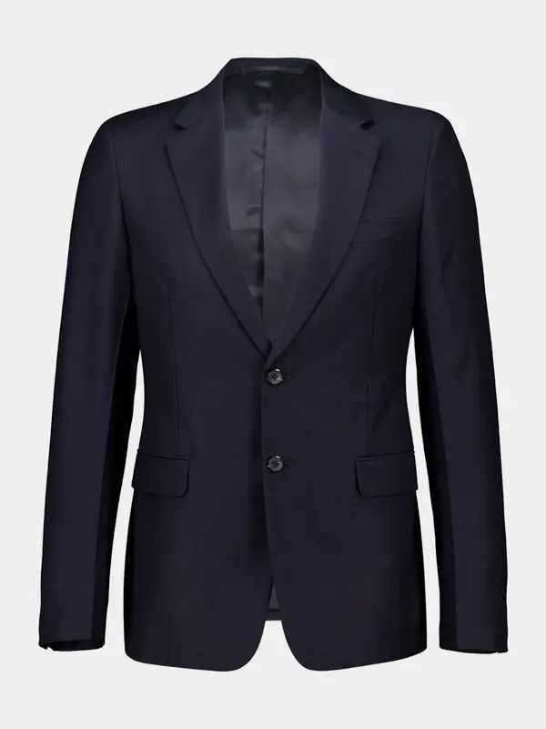 Prada Navy Wool-cashmere Slim Suit - Blue