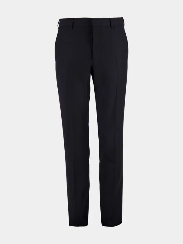 Prada Navy Wool-cashmere Slim Suit - Blue