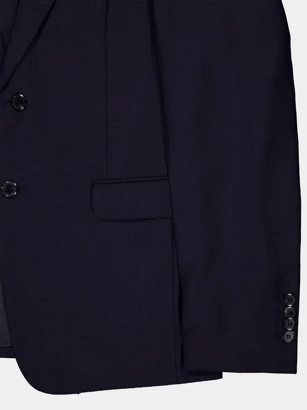 Prada Navy Wool-cashmere Slim Suit - Blue