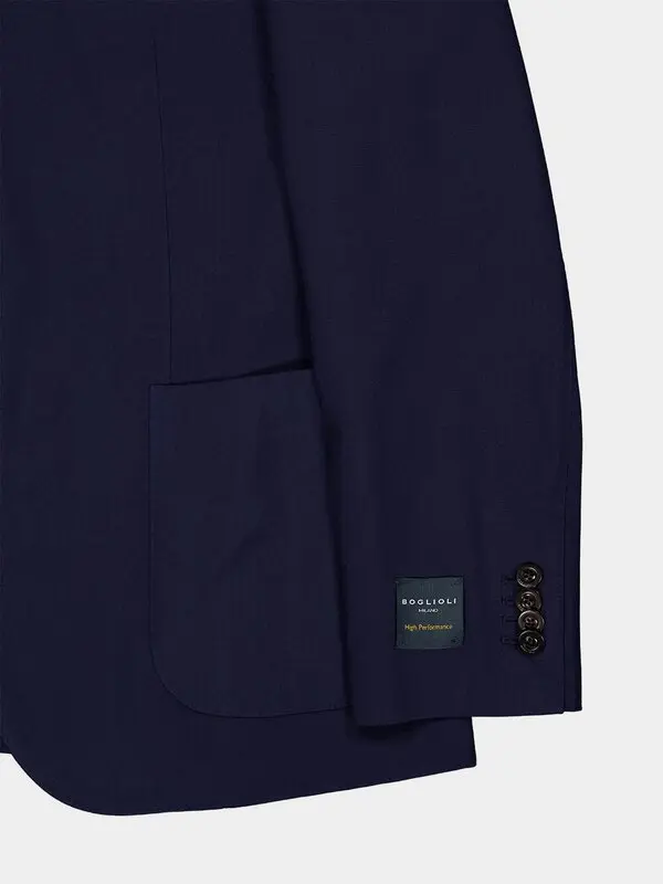 Boglioli Navy Virgin Wool 2-button Suit