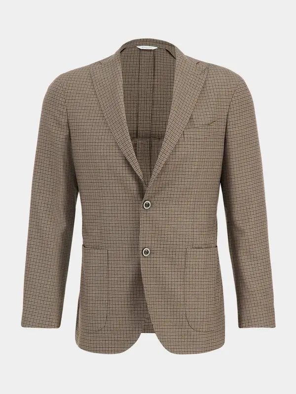 Boglioli Virgin Wool Two-button Blazer - Brown