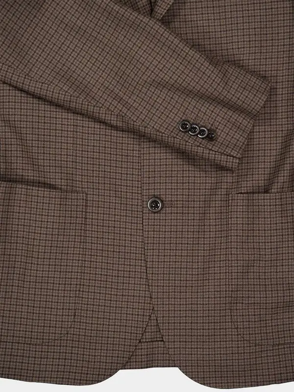 Boglioli Virgin Wool Two-button Blazer - Brown