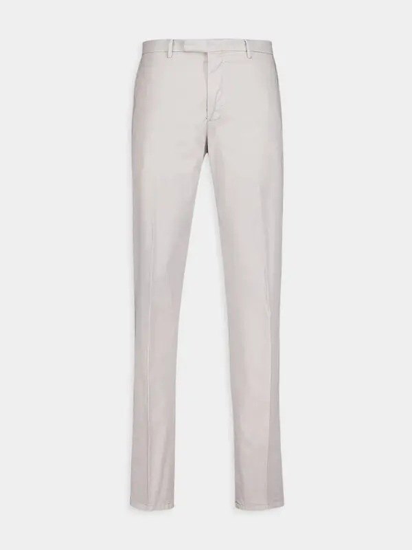 Boglioli Beige Cotton Suit - Grey