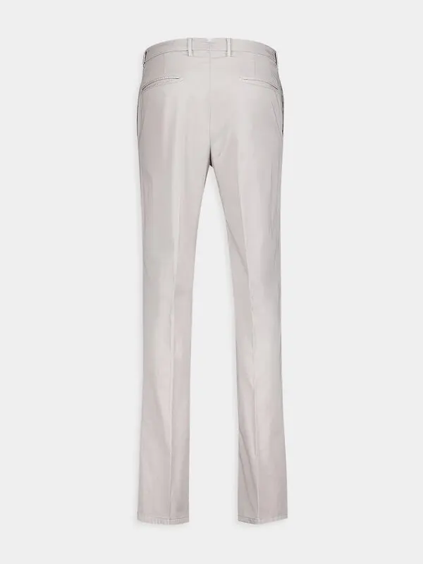 Boglioli Beige Cotton Suit - Grey
