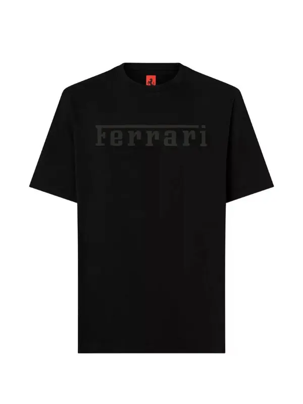 FERRARI Logo-detail T-shirt