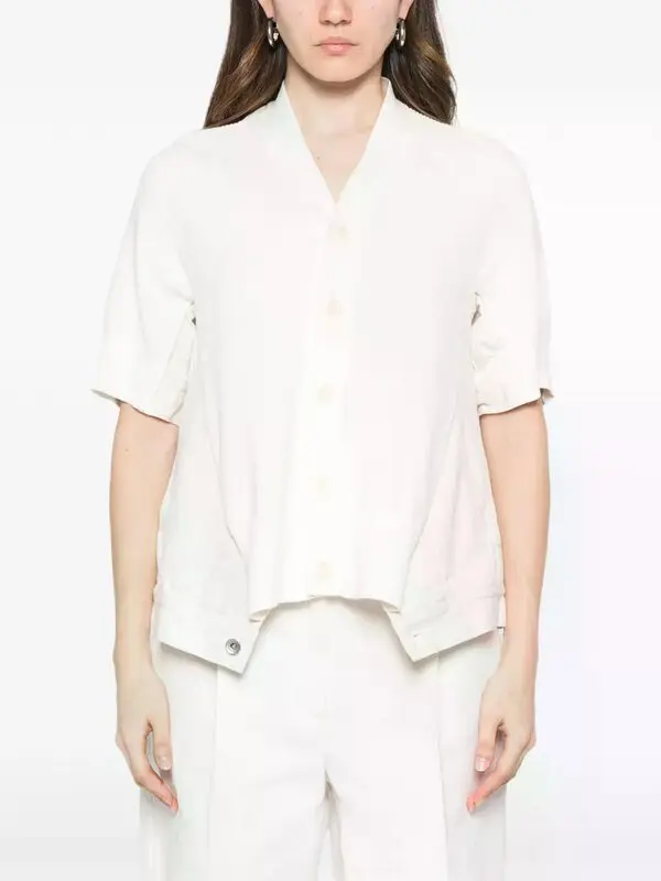 Sacai Buttoned Cardigan - Neutrals