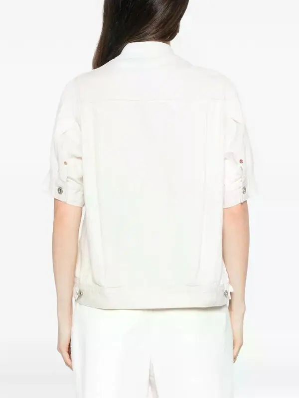 Sacai Buttoned Cardigan - Neutrals