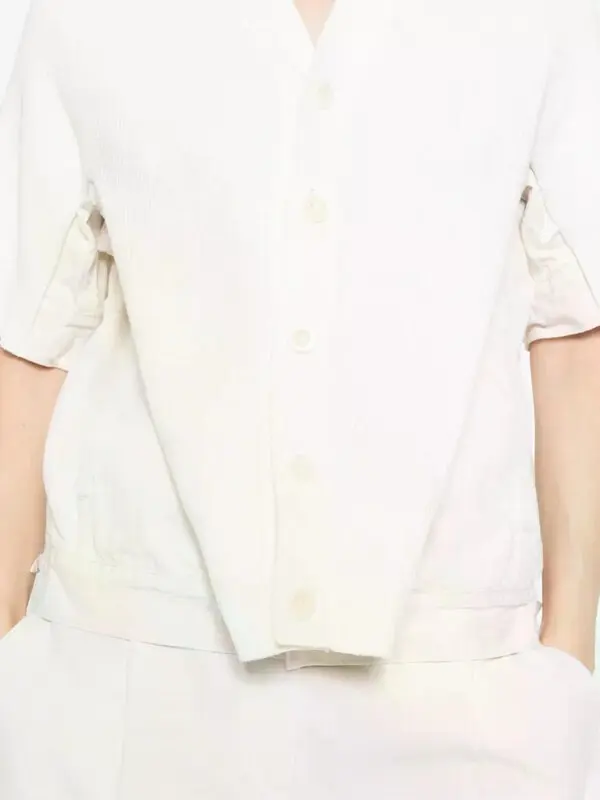 Sacai Buttoned Cardigan - Neutrals