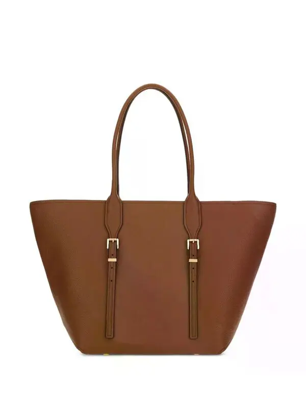 Michael Kors Moore Buckle Leather Shoulder Bag