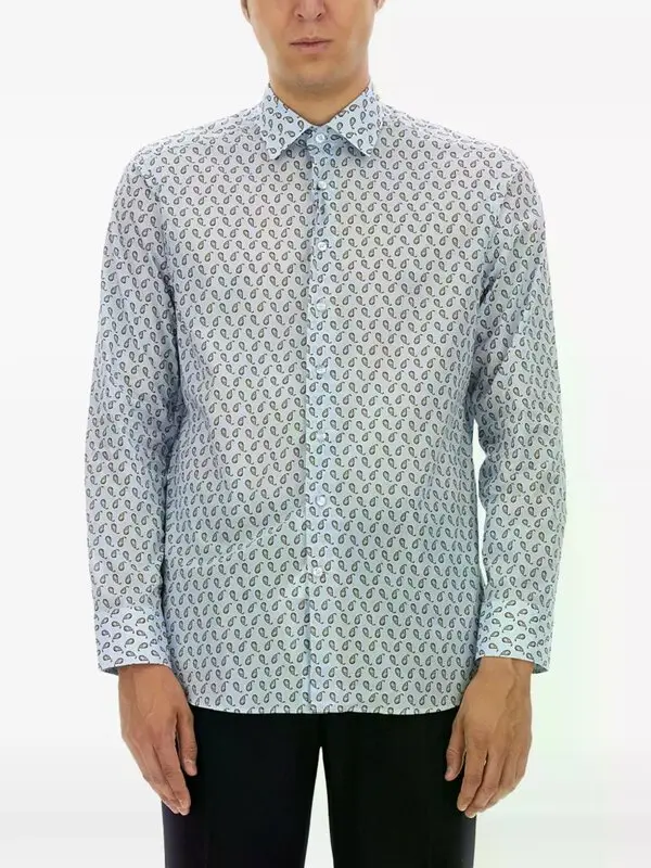 Etro Rome Paisley-print Shirt - Blue