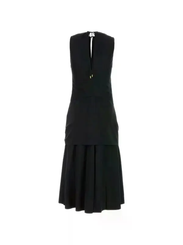 Loewe Tie-neck Midi Dress