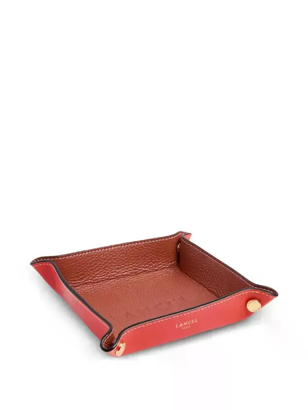LANCEL Leather Valet Tray With Gold-tone Hardware