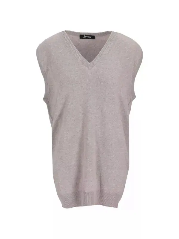 LA ROSE V-neck Knitwear - Grey