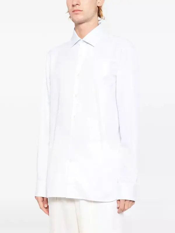 Zegna Striped Shirt - Blue