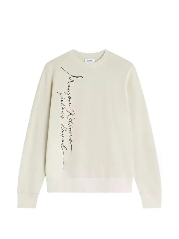 Maison Kitsuné Poetic Script Sweatshirt