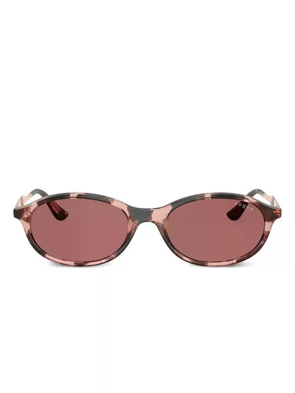 VOGUE EYEWEAR Oval-frame Sunglasses - Neutrals